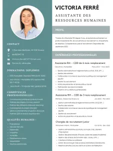 CV assistant RH : exemples / astuces (avec et sans expérience)